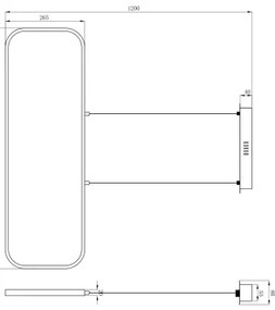 Globo 67262HB - LED Lustr na lanku SILLA LED/24W/230V