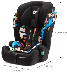 KINDERKRAFT - Autosedačka COMFORT UP i-Size (76-150 cm) pestrobarevná