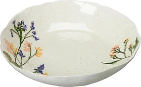 Porcelánová mísa Malva Flowers Off White 30 cm Wikholm Form