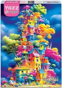 YAZZ Puzzle Vesnice / 1000 dílků / 48 x 68 cm