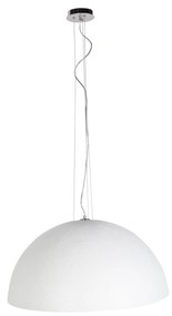 Moderní závěsná lampa bílá 70 cm - Magna