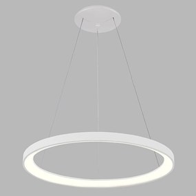 LED 2 Závěsné vnitřní stropní svítidlo BELLA SLIM P.78 cm bílé - TRIAC stmívání