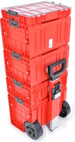 QBRICK SYSTEM PRO Cart 2.0 Red Ultra HD - Box na nářadí s kolečky