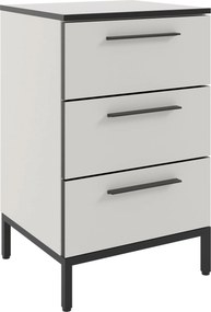 XXXLutz NOČNÍ STOLEK, bílá, 45/72,4/40 cm - 001724000441