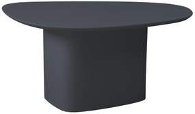 Tmavě šedý lakovaný konferenční stolek RAGABA CELLS 90 x 55 cm