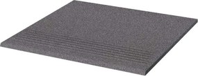 RAKO Taurus Granit - Schodovka 29,8x29,8 cm, tmavě šedá TCA34065