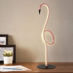 Elstead FLAMINGO-TL-PNK - LED Stolní lampa FLAMINGO LED/6W/230V 3000K růžová