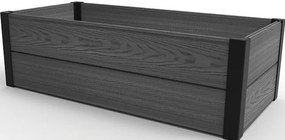 Vyvýšený záhon keter záhon vyvýšený maple trough, dřevoplast, šedý, 106 x 50 x 32 cm