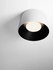 LED bílo-černé moderní stropní svítidlo Atil