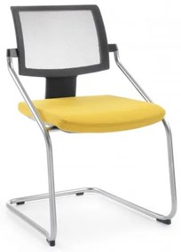 profim Konferenční židle Xenon Net 20V Barva kostry šedá kostra (metallic) Barva Síťoviny Profim RUNNER 60061-bílá síťovina GALERIE - Čalounění profim LÁTKY 0 / ALBA, EVO, NEXT