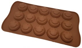 Silikonová forma na čokoládové bonbóny Smajlíci 53729