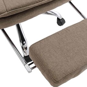 Kancelářská židle taupe textil 20367
