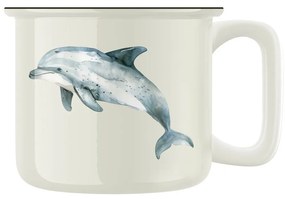Keramický retro hrnek "Delfín", Keramický retro 500 ml