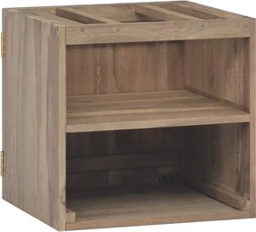 Nástěnná koupelnová skříňka 46 x 25,5 x 40 cm masivní teak 338252