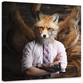 Gario Obraz na plátně Předseda Foxy - Zehem Chong Rozměry: 30 x 30 cm