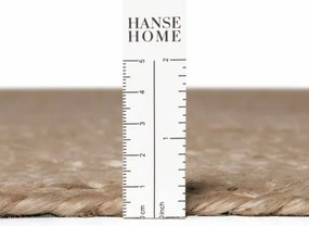 Koberec Hanse Home Jute Braided Rangpur naturální / hnědý ovál