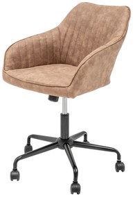 Noble Home Kancelářská židle TUVIS, taupe starožitná