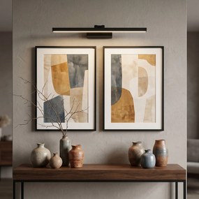 Toolight Rea, Koupelnové nástěnné LED svítidlo APP1868-1W 80 cm Black, OSW-66024