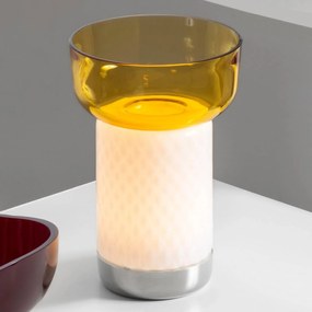 Artemide Bontà LED stolní lampa, žlutá miska