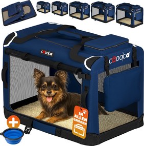 Box pro psa skládací S 50x34x36cm modrá