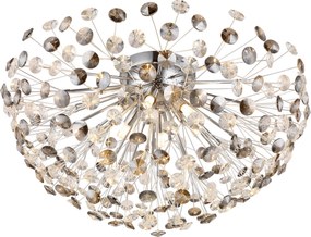 XXXLutz KŘIŠŤÁLOVÉ STROPNÍ SVÍTIDLO, 60/32,5 cm Globo - Online Only svítidla - 004558495202