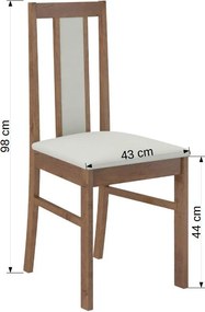 ADRK Furniture Sada stolu s židlemi RODOS 52 SE-ROD-52-S-B094
