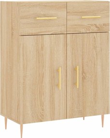 Skříň highboard dub sonoma 69,5 x 34 x 180 cm kompozitní dřevo 3199868
