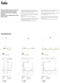 Redo 01-1635 - Lustr na lanku TALIS 5xE14/28W/230V