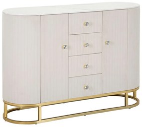 Designová komoda Hadassah 120 cm krémová