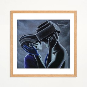 David Reichelt | Vzácný okamžik Rám: Černý, Velikost: 40 x 40 cm