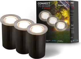 BRI 3917032 CONNECT TO SHINE prodlužovací sada Tilia 3ks LED zapuštěných svítidel do země, IP67 - BRILONER