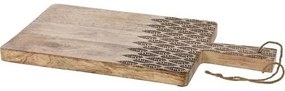 Krájecí prkénko z mangového dřeva Kalei, 23 x 2,5 x 43 cm