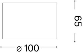 Ideal Lux - LED Bodové svítidlo SPIKE 1xGX53/9W/230V bílá