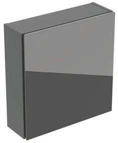 Geberit - Skříňka 45x47x15 cm, 1 dvířka, panty L/P, lávová/sklo lávové 502.319.JK.2