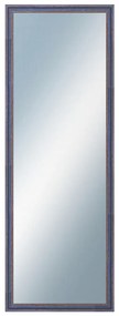 DANTIK - Zarámované zrcadlo - rozměr s rámem cca 50x140 cm z lišty LYON modrá (2668)