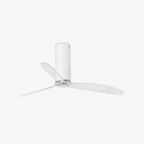 FARO 32034 TUBE FAN, bílá/transparentní, stropní ventilátor s DC motorem - FARO