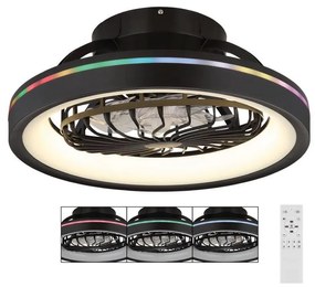 Globo 03665 - LED RGB Stmívatelný stropní ventilátor DEANNE LED/40W/230V + DO