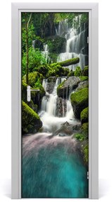 Fototapeta na dveře vodopád džungle 95x205 cm