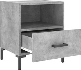vidaXL Noční stolek 40 x 35 x 47,5 cm kompozitní dřevo [827444] Barva: šedá sonoma