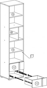 Meblar Regál Remo RM5