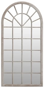 vidaXL Zrcadlo černé 70 x 30 cm železo do interiéru