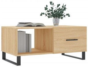 Konferenční stolek dub sonoma 90 x 50 x 40 cm kompozitní dřevo - Default Title