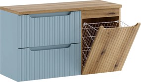 Comad Koupelnová skříňka pod deskové umyvadlo s košem na prádlo Nova Denim/Coast Evoke 100 denim/dub coast evoke