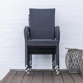 Vikio Zahradní ratanový set 140x80 pro 4 osoby DT255-P2 přirodní