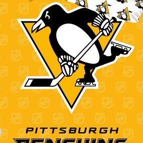 Hokejové povlečení NHL Pittsburgh Penguins Shields Velikost: 135x200 + 80x80 cm