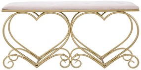 Designová lavice Efthymia 105 cm růžová