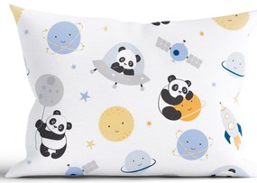 Bavlněný povlak na polštář Renforcé 50 × 70 cm – Vesmírná panda