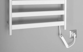 Sapho Elias elektrický sušák ručníků 490 x 730 x 110mm 105W bílá EB540