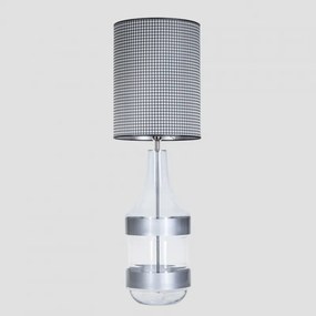 4concepts Designová stolní lampa BIARITZ Barva: Černo-stříbrná