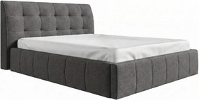 MOS Čalouněná postel LETTO Vogue 180x200 cm Barva látky Vogue: Tmavě šedá (Vogue 15)